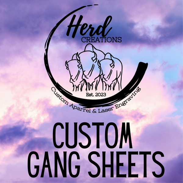 Custom Sublimation Gang Sheet – The Herd Creations